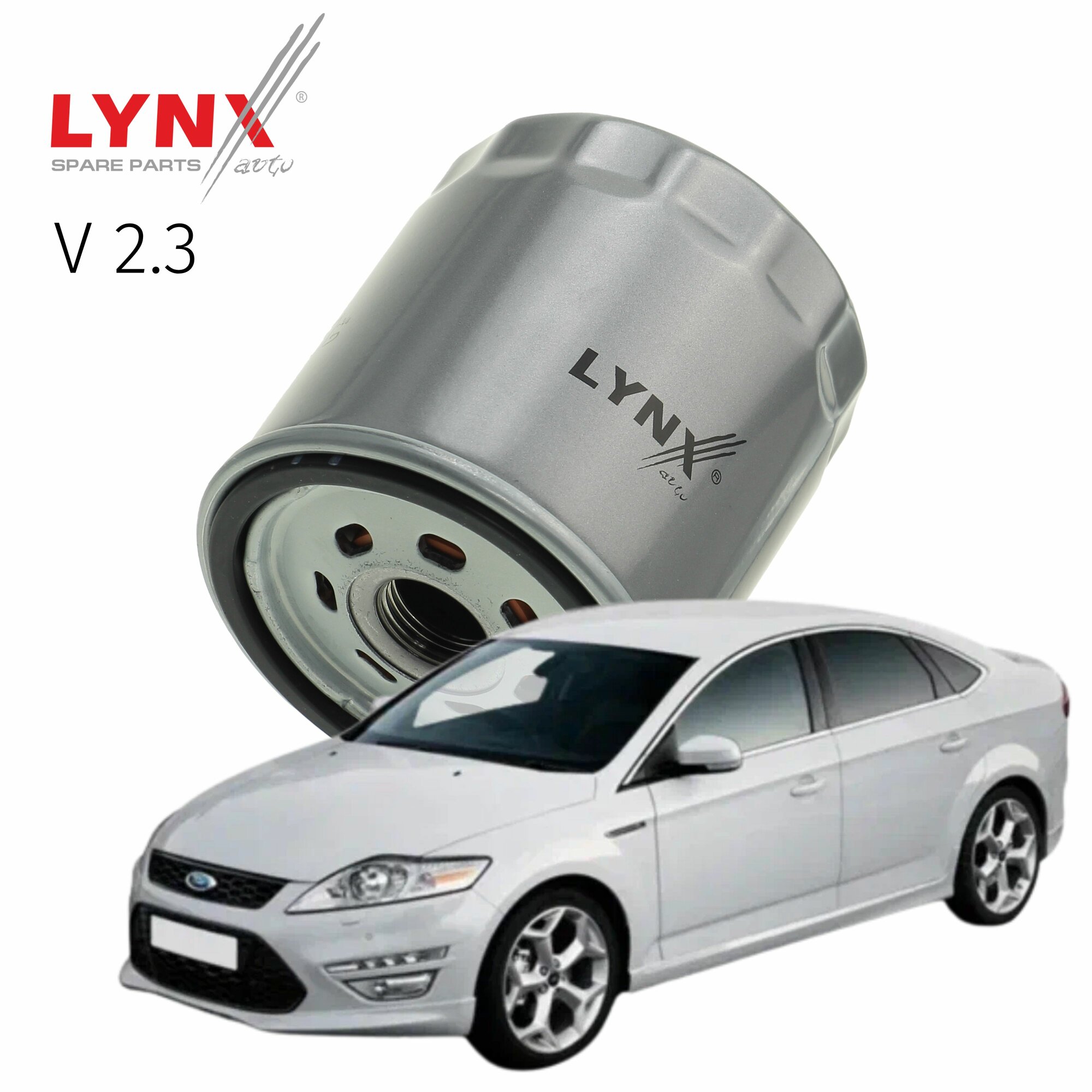 Фильтр масляный Ford Mondeo (4) / Форд Мондео 2007 2008 2009 2010 2011 2012 2013 2014 2015 V2.3 SEBA / 1шт LYNXauto