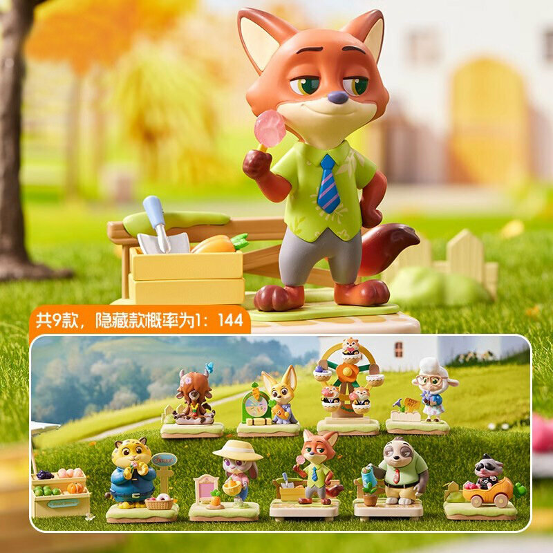 Серия Disney Zootopia Autumn Mansion (Пожалуйста, купите 8 штук, чтобы получить полную коробку)