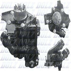 Помпа, водяной насос в сборе с термостатом audi vw 2.0 tfsi 07 Dolz арт. a244