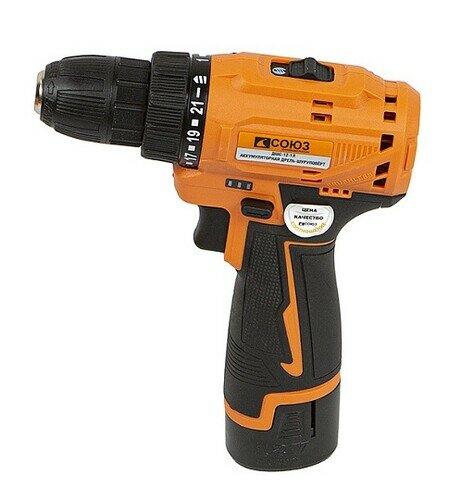 Аккумуляторная дрель-шуруповерт СОЮЗ ДШС-12-1Л