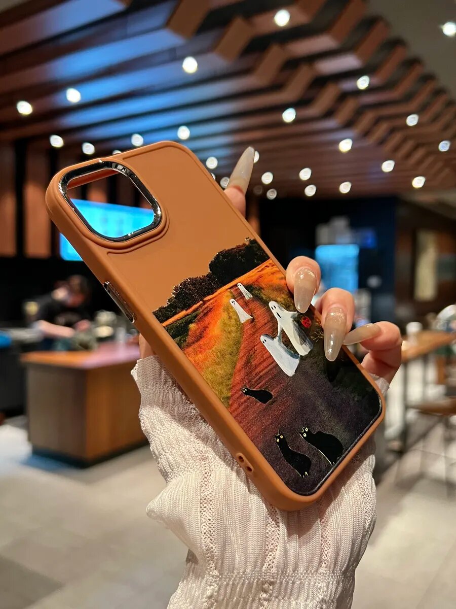 Чехол О'Кейси, для iPhone 11, с принтом, защита камеры, накладка — фото 1