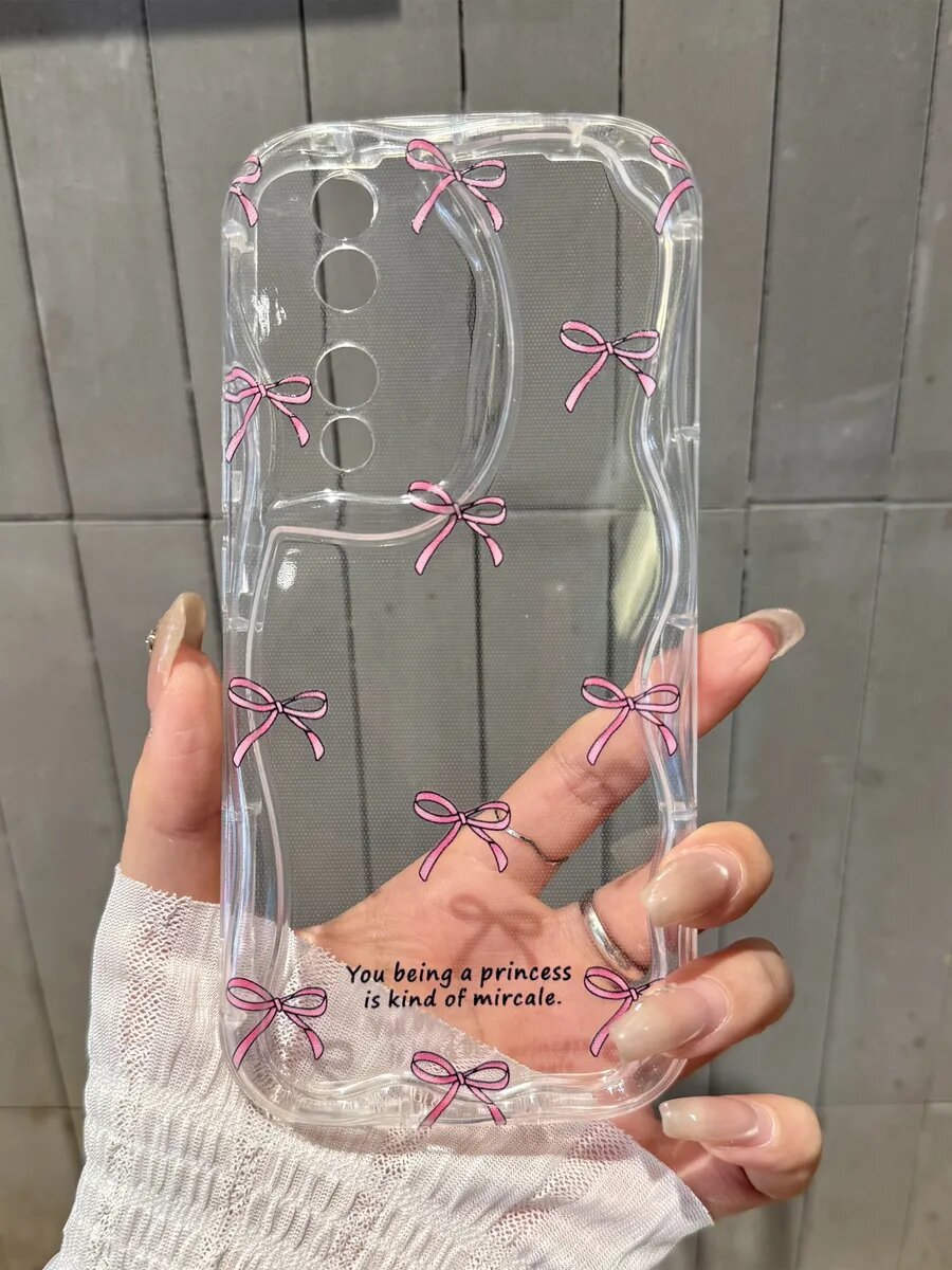 Чехол О'Кейси, для Honor 90 5G, защита камеры, накладка, розовый, черный, прозрачный