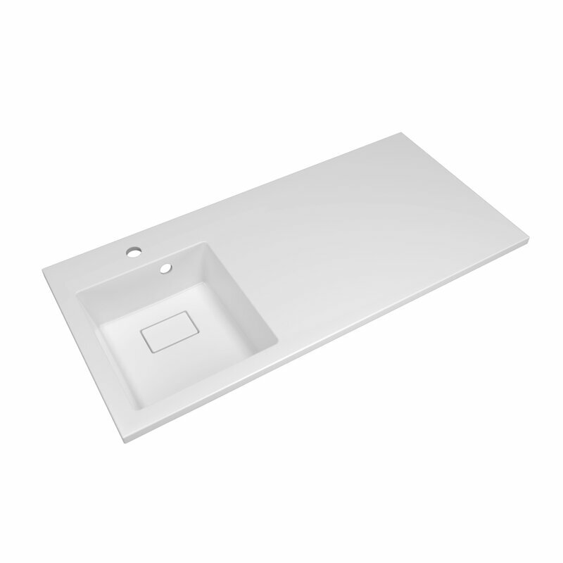 Раковина Florentina Аванти 100 см 10.310.0L100.001, белая
