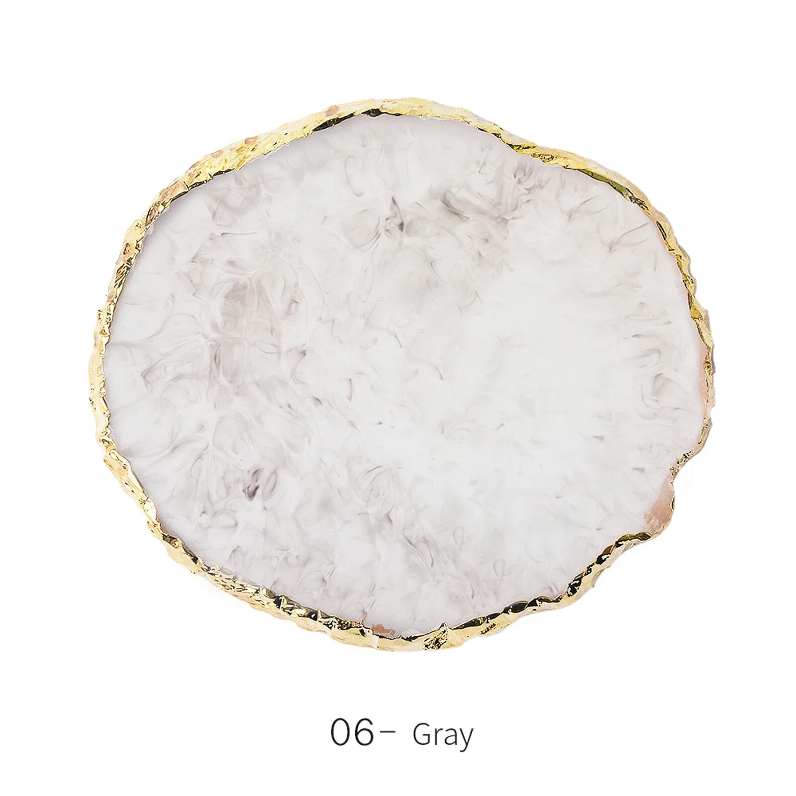 Палитра для дизайна ногтей Misscheering из агата 6. Gray