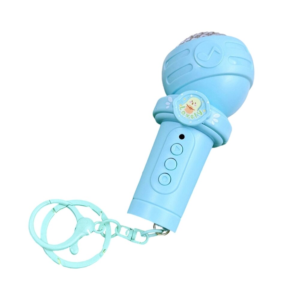 Многоразовый Брелок для записи В Форме Микрофона-подвеска для детей, Портативная и долговечная игрушка для Дней Рождения и Праздников