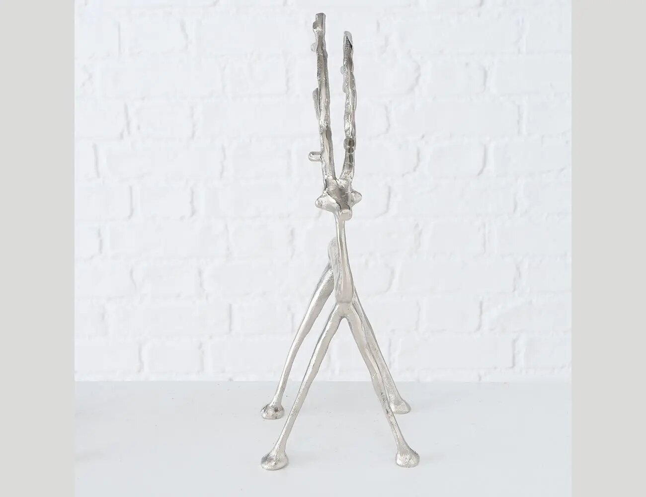 Статуэтка олень фродди, серебряный, 37 см, Boltze