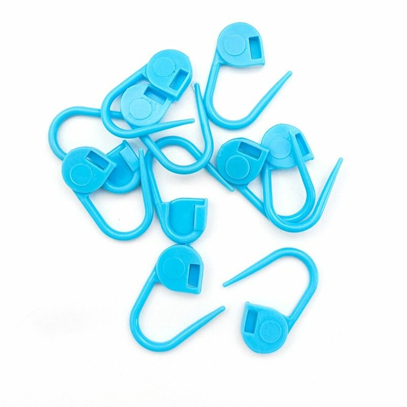 100 шт. Пластиковые фиксирующие булавки для вязания и шитья, Синий