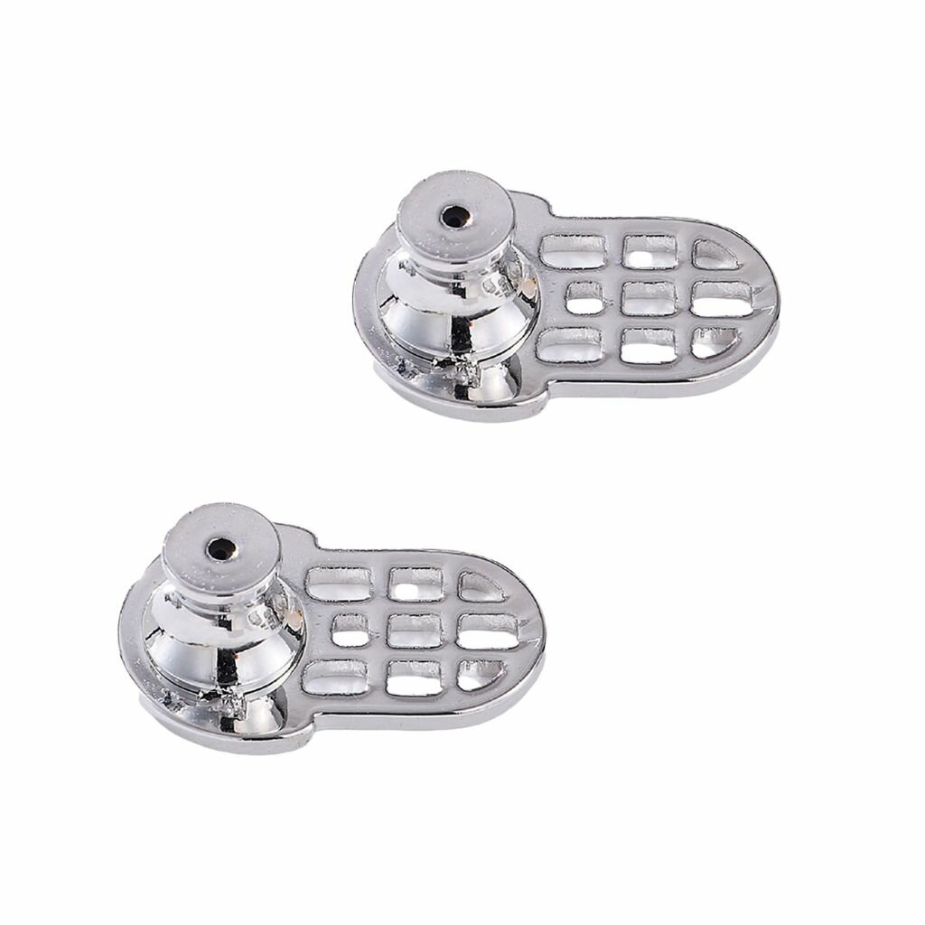 Надежные застежки для сережек, поддержка для тяжелых украшений, смешанные цвета, Серебро - Стиль 2