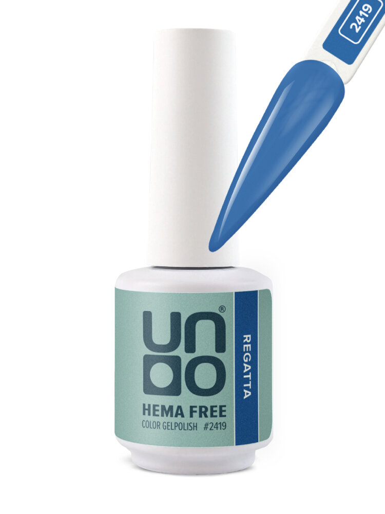 UNO, HEMA FREE, Гель-лак 2419 Регата - Regatta, гипоаллергенный, 10 г