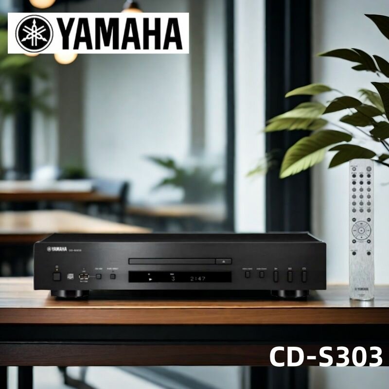 Проигрыватель Yamaha CD303CD с качеством звука HiFi USB-черный A