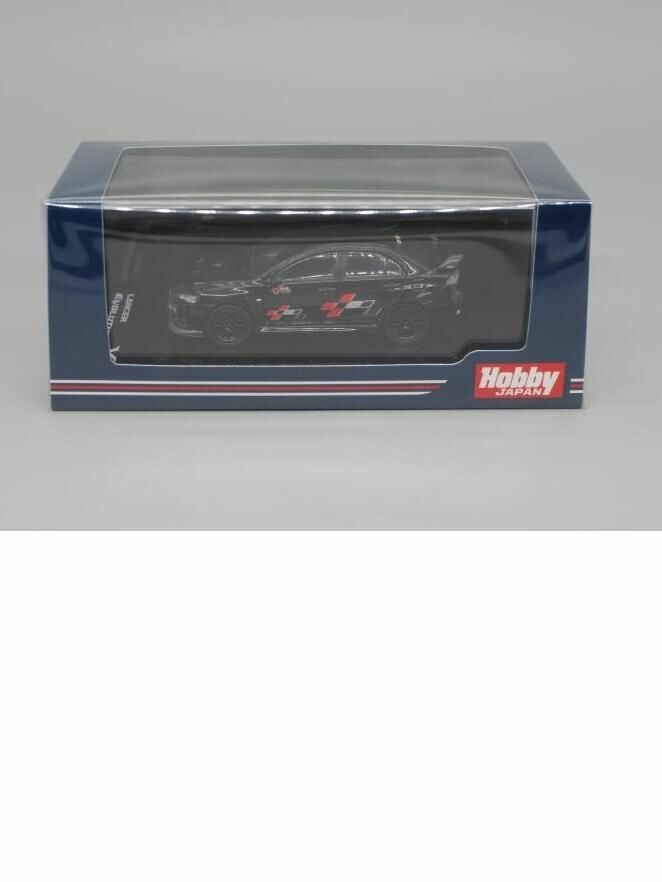 Машинка Hobby Japan 1/64 Mitsubishi EVO X Model 10th Generation Lancer Blue and Black Die-cast Alloy Car Model Collection Toy Gift