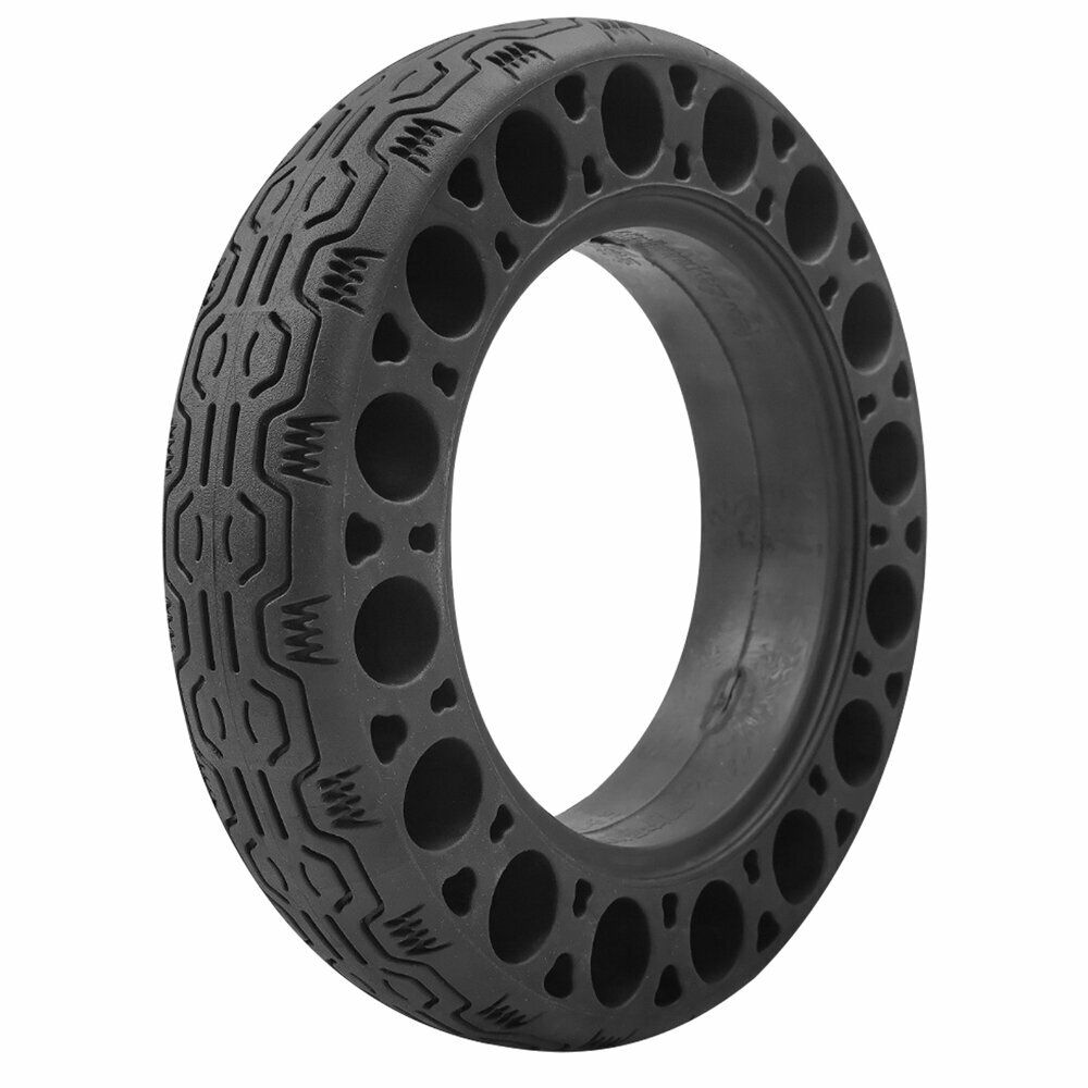 Покрышка для электросамоката G30 10-дюймовая пчелиная решетка сплошная резина, 10-дюймовая сплошная резина, 10-дюймовая резина сплошная покрышка, пчелиная решетка амортизационная шина, материал резина, размер 10 дюймов, вес 800 г, количество 1 шт