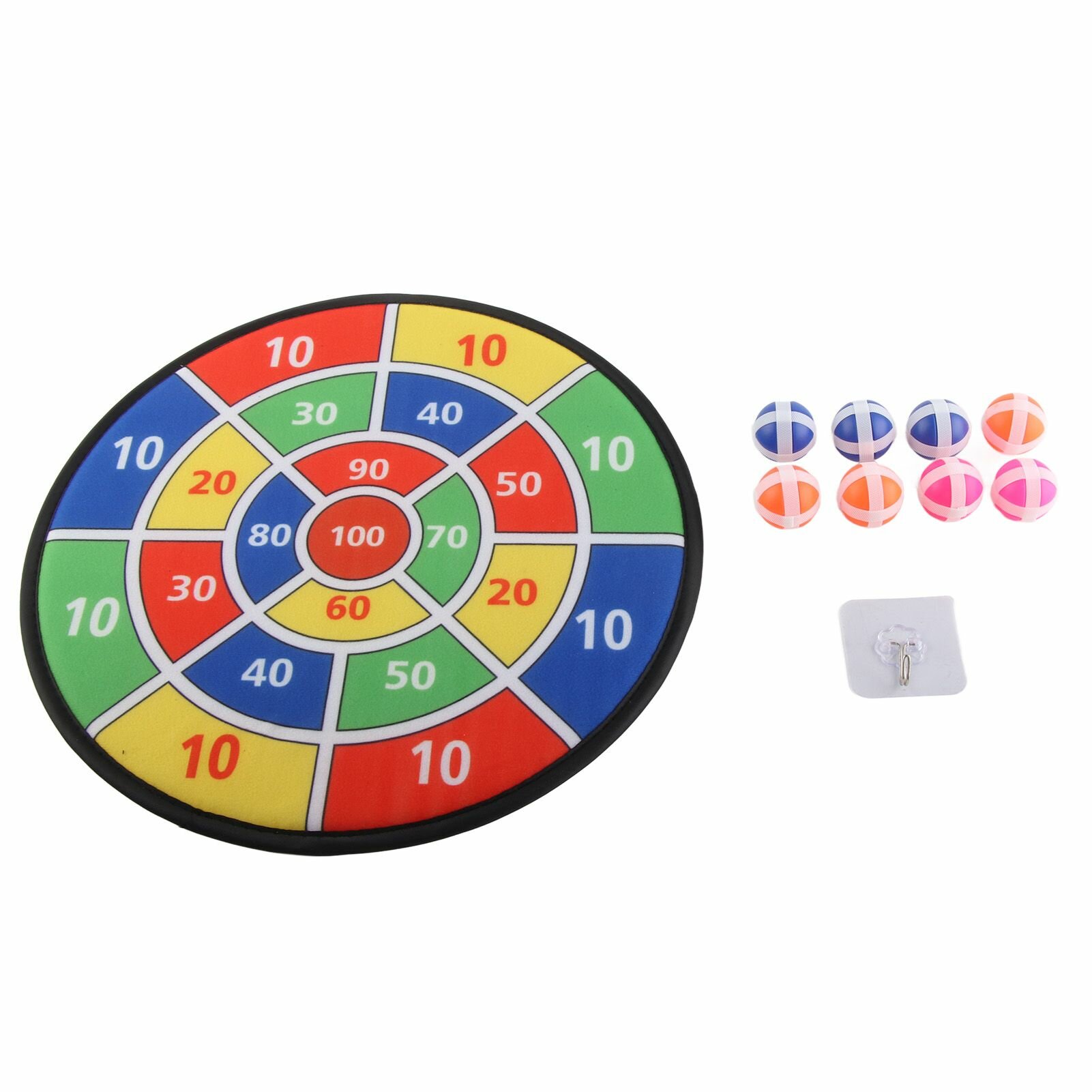 Красочный набор для дартса с 8 шарами для детей и взрослых, безворсовая настольная игра в дартс для веселых семейных развлечений