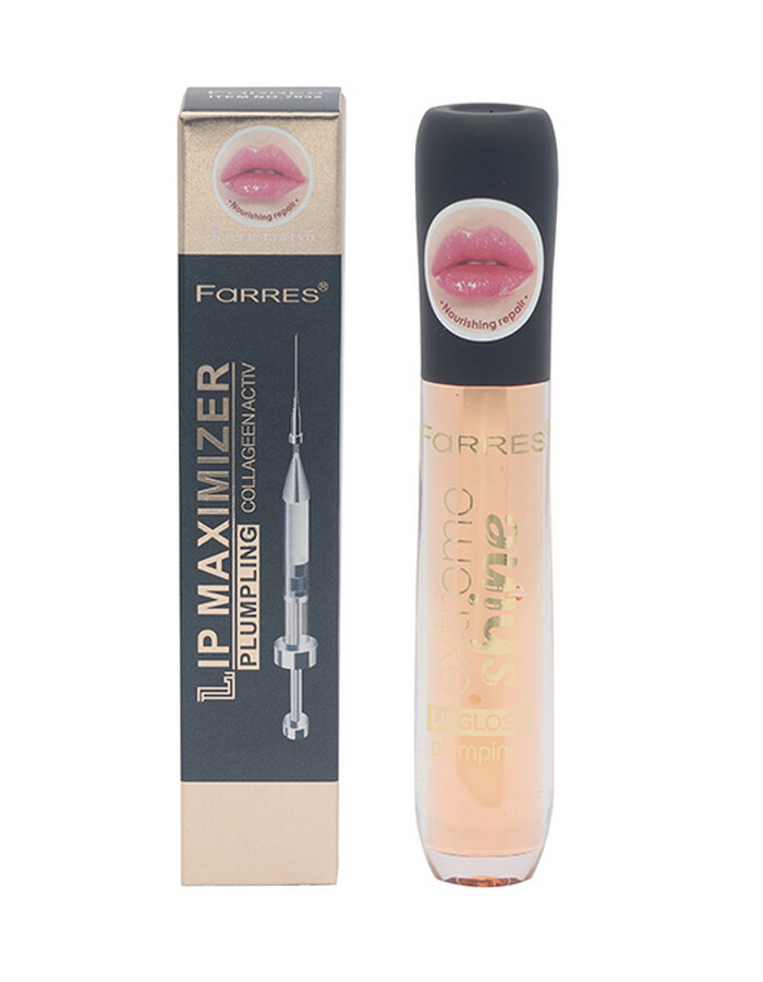 Farres Lip Maximizer Plumpling Блеск для губ с эффектом увеличения 5 мл. (7032) прозрачный