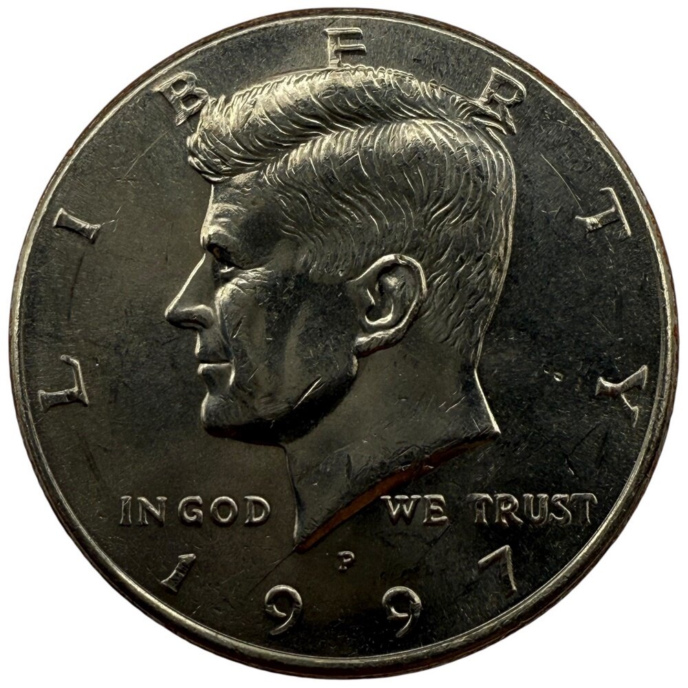 США 50 центов (1/2 доллара) 1997 г. (Полдоллара Кеннеди) (P)