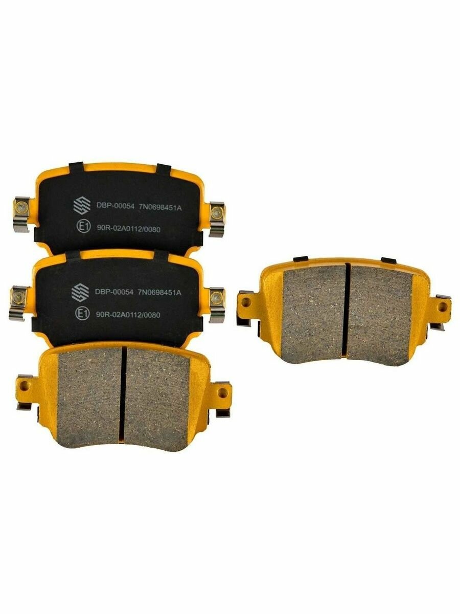 Колодки тормозные задние от WAYTEKO Арт. DBP-00054/ 7N0698451A