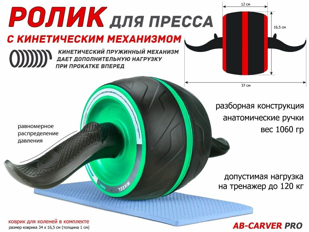 Ролик гимнастический одинарный PO-PL