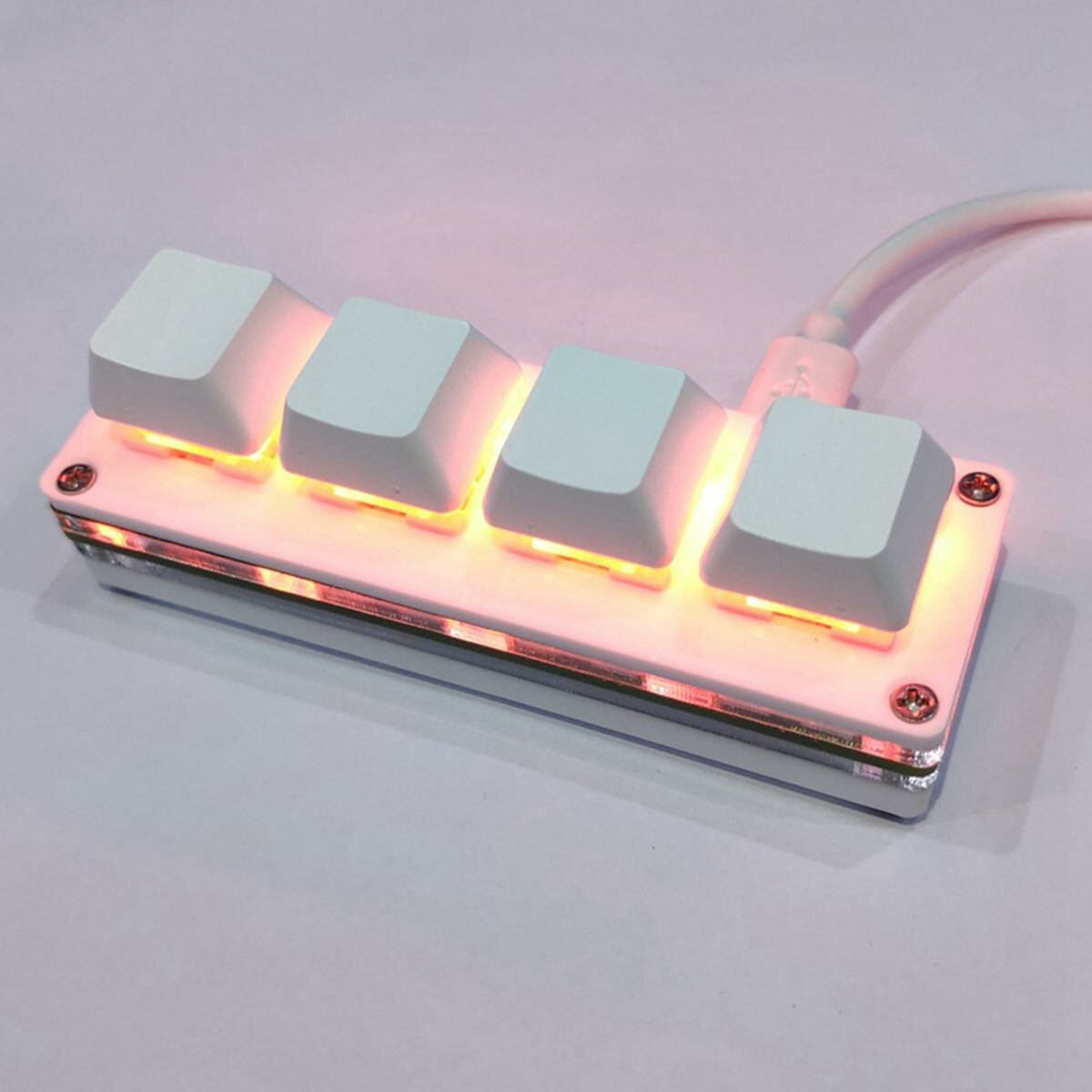 4-клавишная программируемая клавиатура OSU игровая клавиатура программируемая клавиша механическая макро-клавиатура, чер