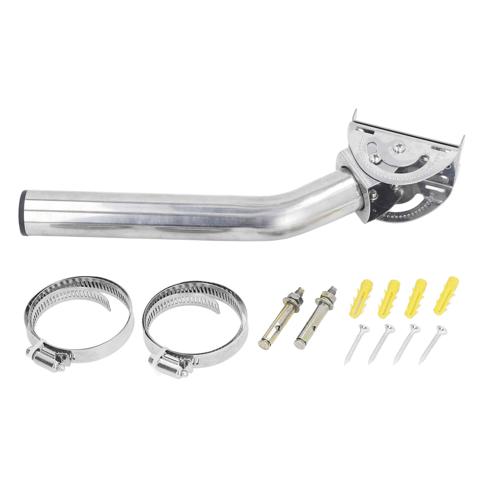 Кронштейн для крепления антенны из нержавеющей стали J-образной трубы 11 дюймов, настенное крепление для Wi-Fi роутера, удлинителя телевизора, наружная установка, прочный