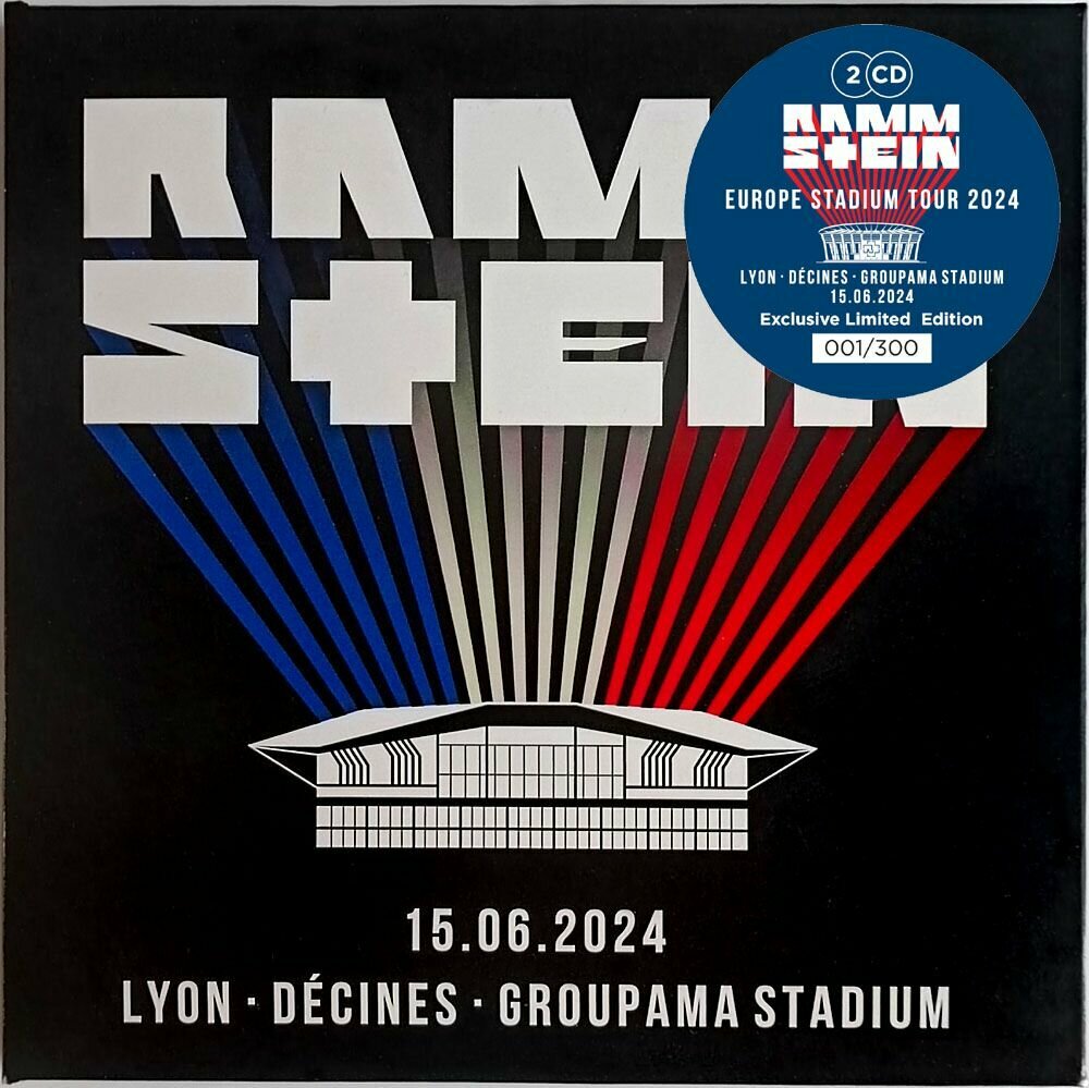 RAMMSTEIN Live In Lyon 2024 Stadium Tour 2CD set (компакт диск)
