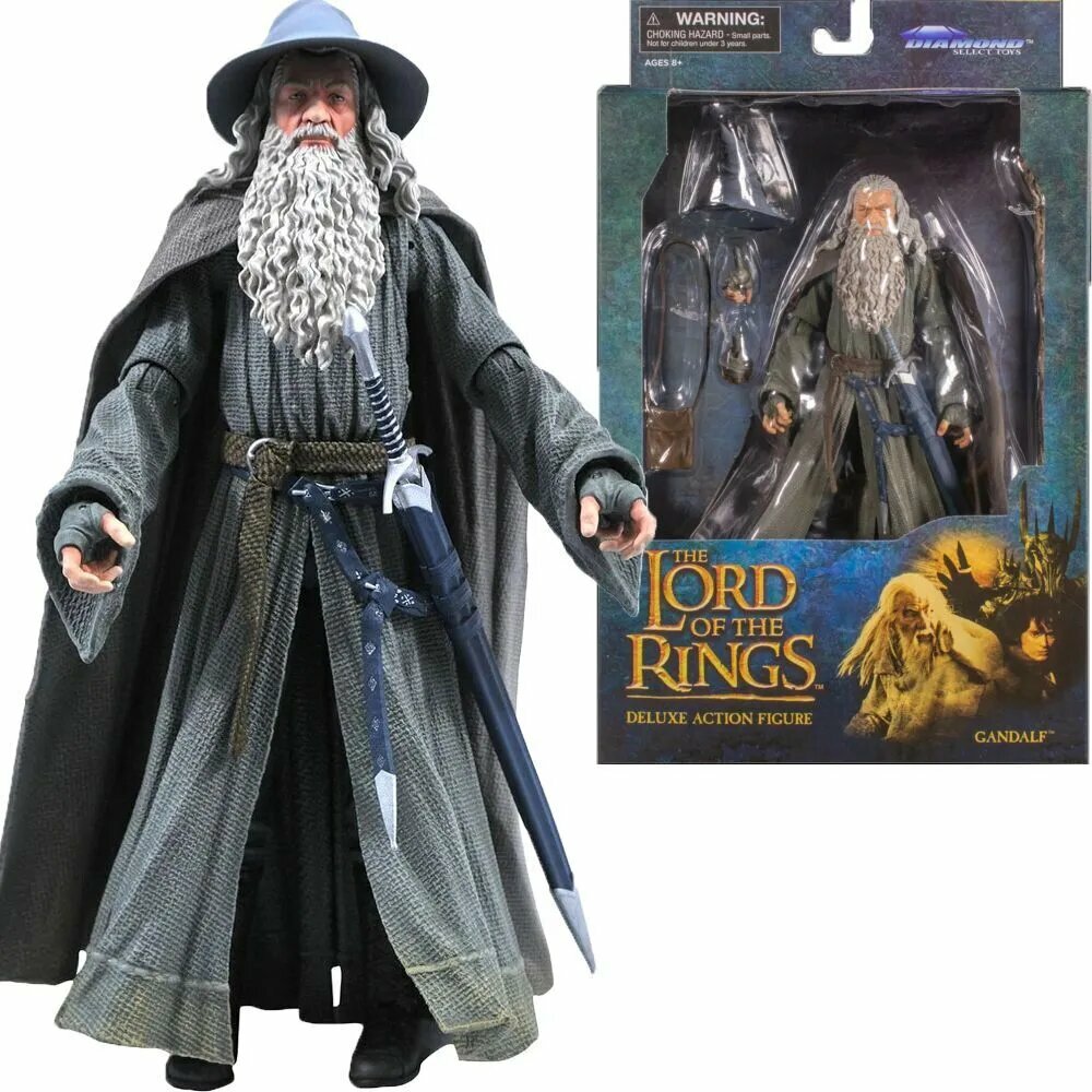 Action Figure DIAMOND SELECT TOYS Властелин колец: Гэндальф, 7 дюймов