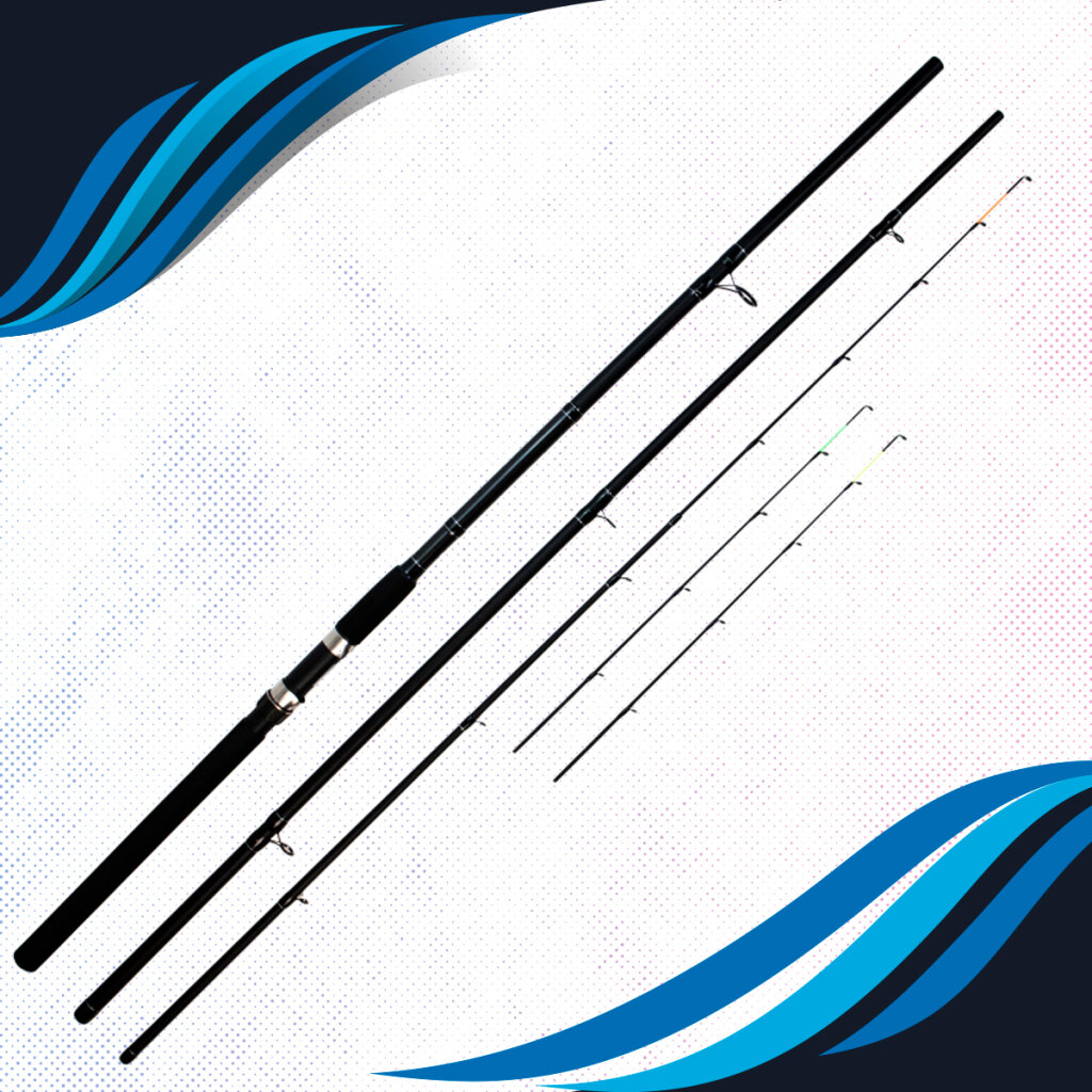 Фидерное удилище строй быстрый, 60–120 гр, 3 секции, 12 колец, карбон, EVA, 350 гр