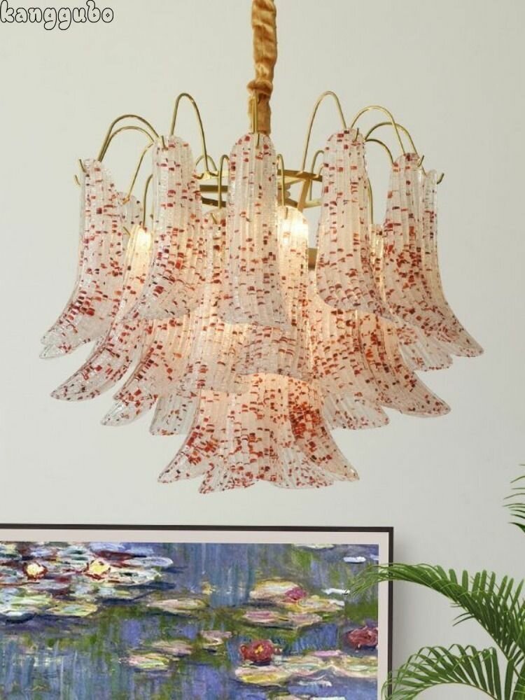 Люстра из витражного стекла