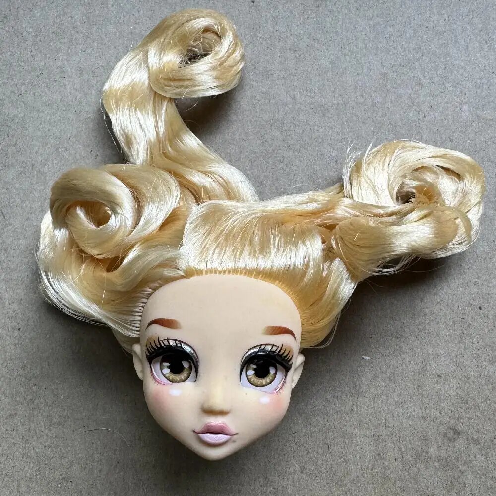 1/6 стеклянные глаза, кукольные головы для девочек, твердая голова, детские игрушки «сделай сам», подарки на день рождения