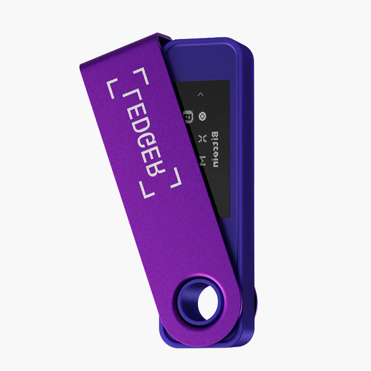 Аппаратный кошелек для криптовалюты Ledger Nano S Plus Amethyst Purple - от официального реселлера CAPSLOCKS