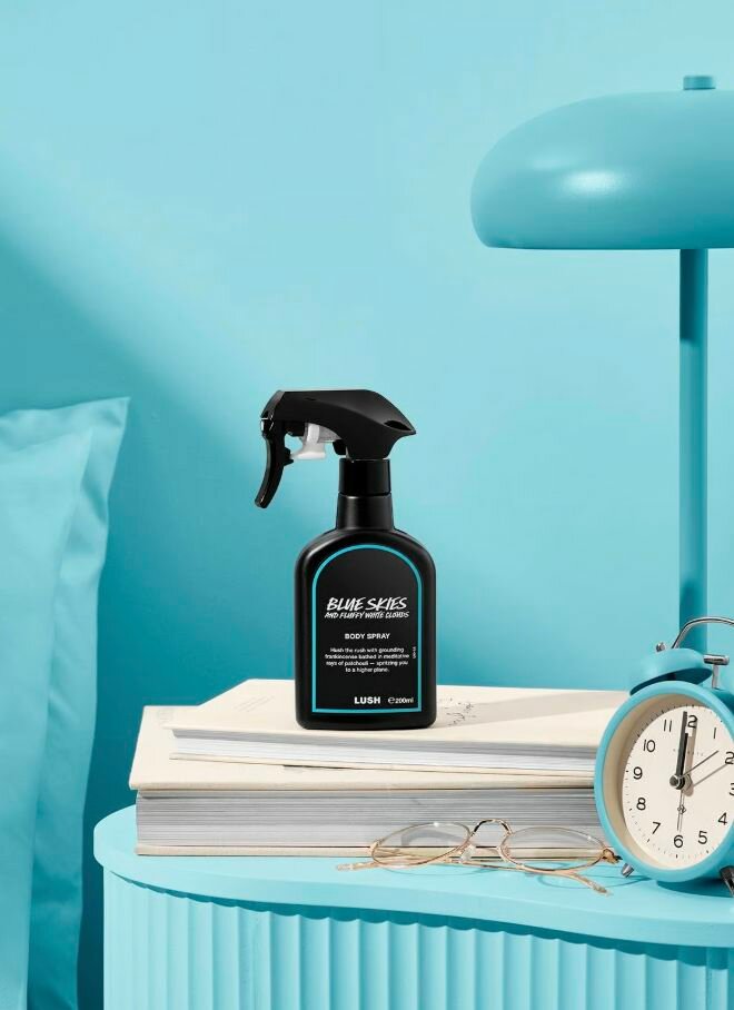 Lush Спрей для тела Blue Skies And Fluffy White Clouds, 200 мл