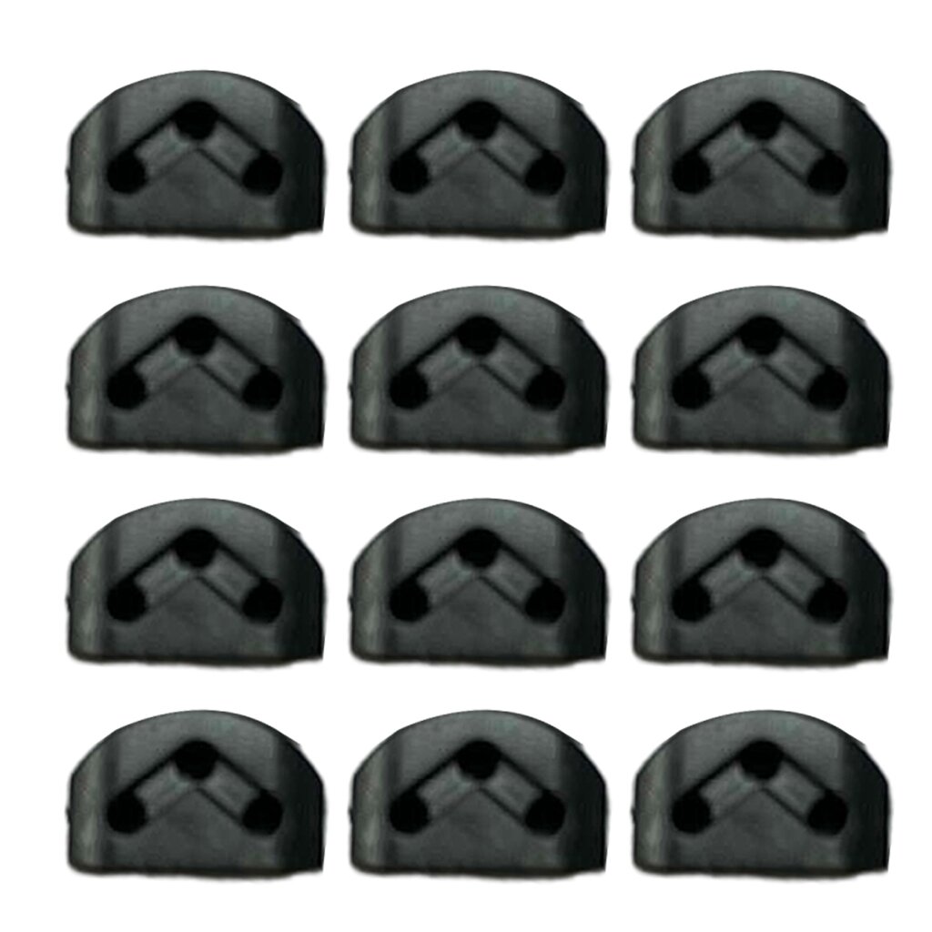 12шт Гитарных струнных мостовых бусин Крепеж для струн для классических гитар 3-луночные пластиковые гитарные струнные стяжки Мостовые бусины