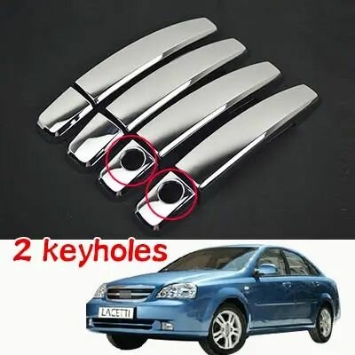 Хромированные накладки на наружные дверные ручки для Chevrolet Lacetti, Optra, Daewoo Nubira, Suzuki Forenza, Holden Viva аксессуары для стайлинга и защиты автомобиля.