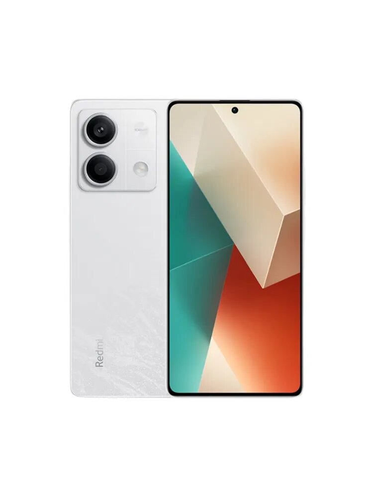 CN Xiaomi Смартфон Redmi Note 13 , Dimensity 6080，Слоты Dual Nano，5000mAh，Частота обновления 120 Гц， 8/128 ГБ, белый