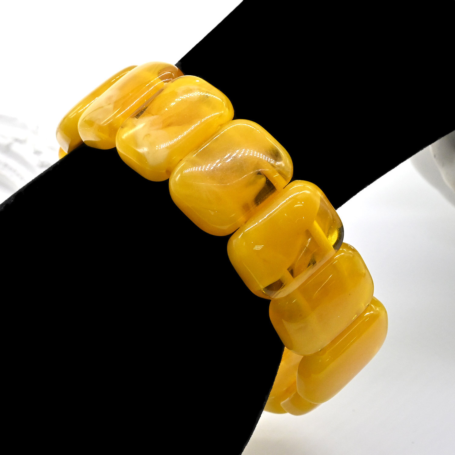 Браслет, янтарь