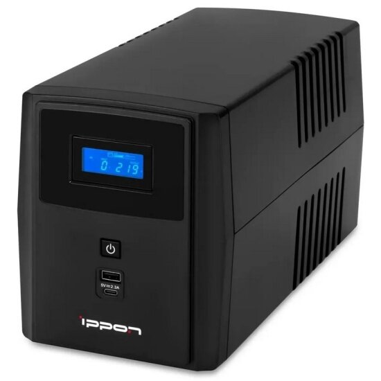 Источник бесперебойного питания Ippon Smart Power Pro II 1600 960Вт 1600ВА черный