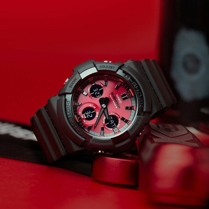 Наручные часы CASIO, красный/черный — фото 1