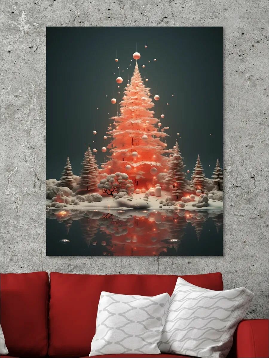 Картина на стену "Елочка" 30х40см 1шт.