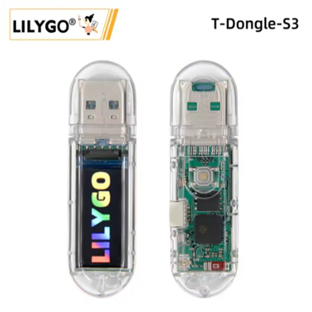 LILYGO® T-Dongle-S3 ESP32-S3 Development Board с экраном Dongle 0,96 дюйма ST7735 ЖК-дисплея Поддержка WiFi Bluetooth