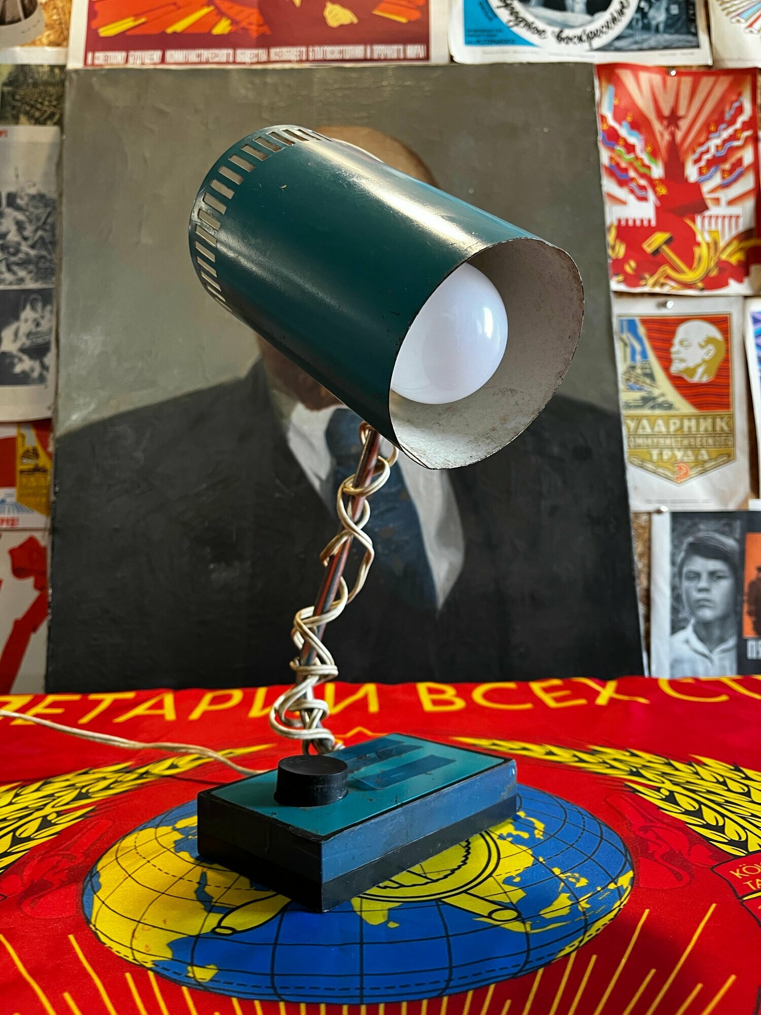 Лампа настольная СССР