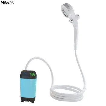 Душ аккумуляторный для дачи, Лейка для душа, кемпинга, портативный, летний, походный