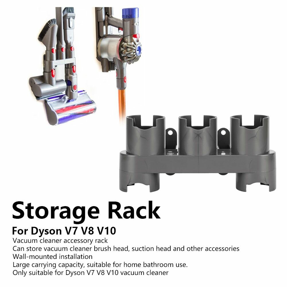 Настенный держатель для щетки для пылесоса с всасывающей головкой и держателем для Dyson V7 V8 V10