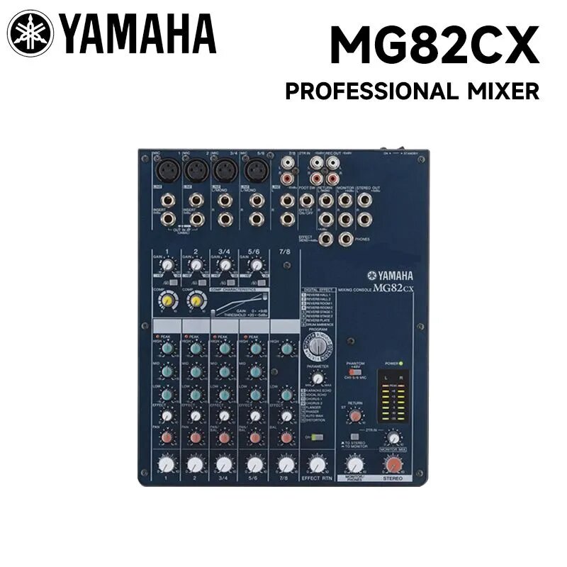 Yamaha MG82CX Professional Mixer with D-PRE, SPX Digital Multi Effect Processor, 24-bit/192kHz — фото 1