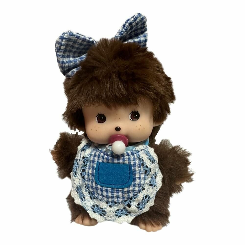 Мягкая игрушка Monchhichi для мальчиков 15см - подарок для девочек, декор для рабочего стола.