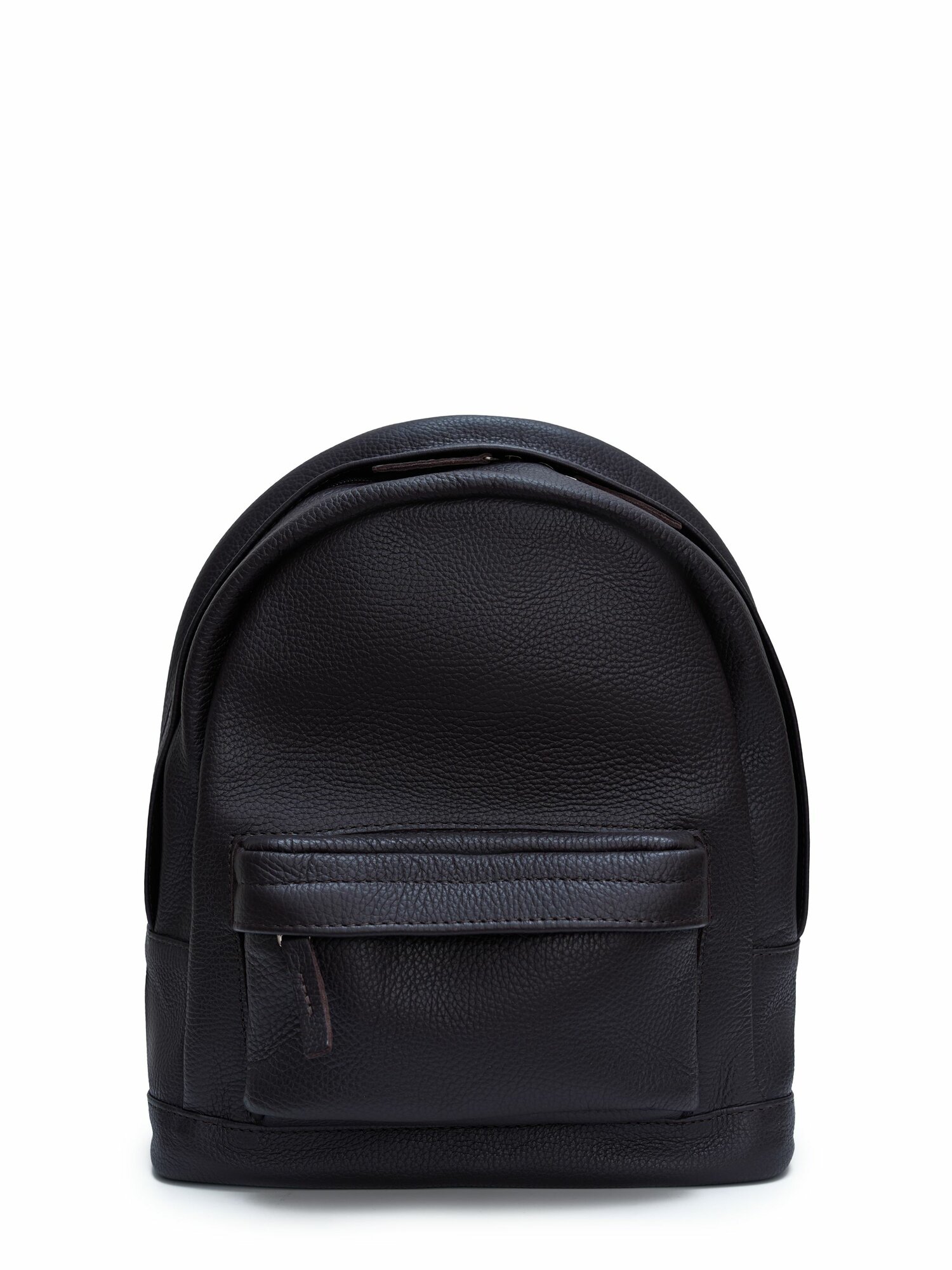 Круглый кожаный рюкзак