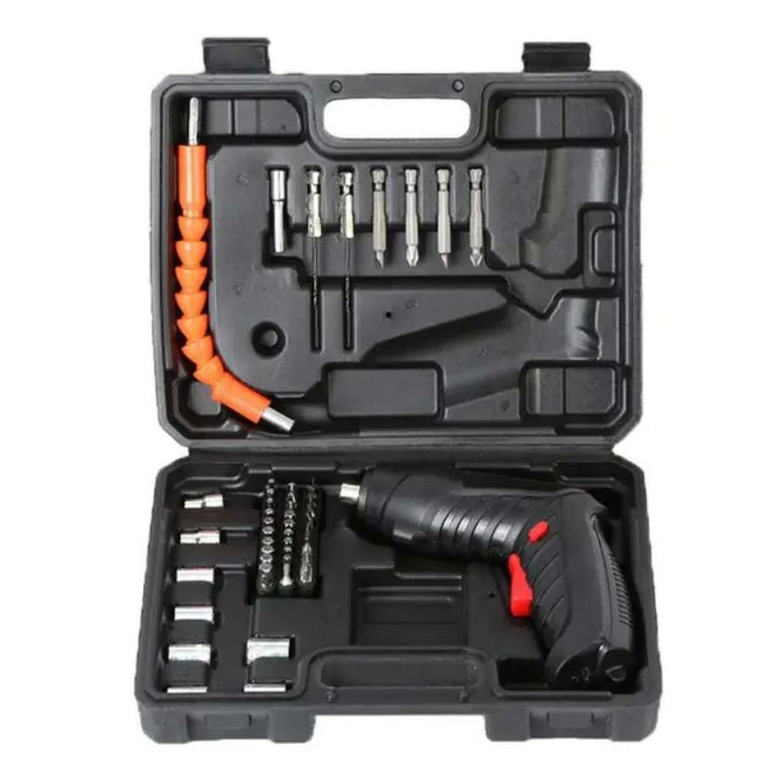 Аккумуляторная электрическая отвертка, 47 в 1, 220 об/мин, 3 Нм