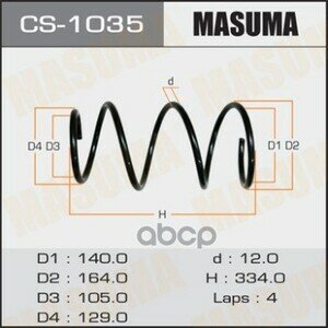 Пружина подвески Masuma арт. cs-1035