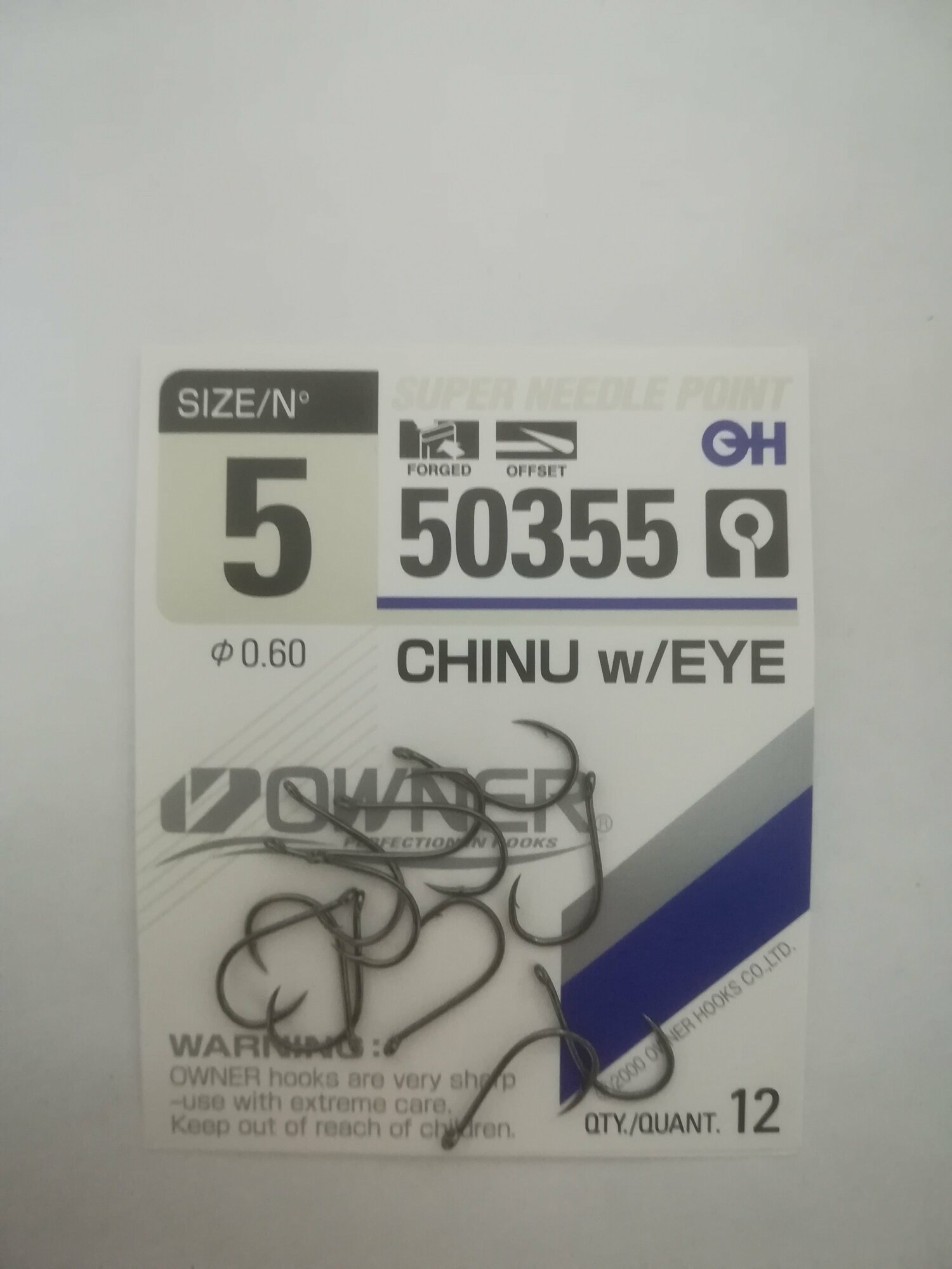 Крючок OWNER chinu w/eve 50355 №5