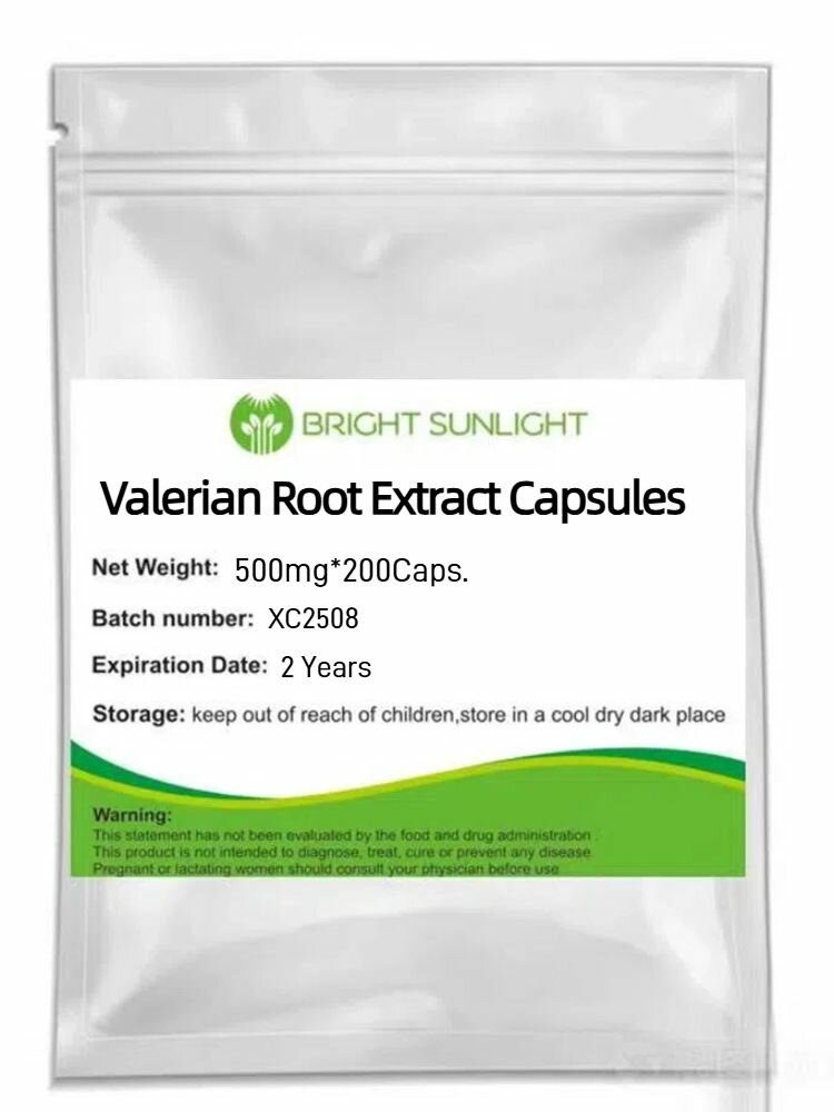Капсулы с экстрактом корня валерианы Valerian Root , 500 мг*200 капсул