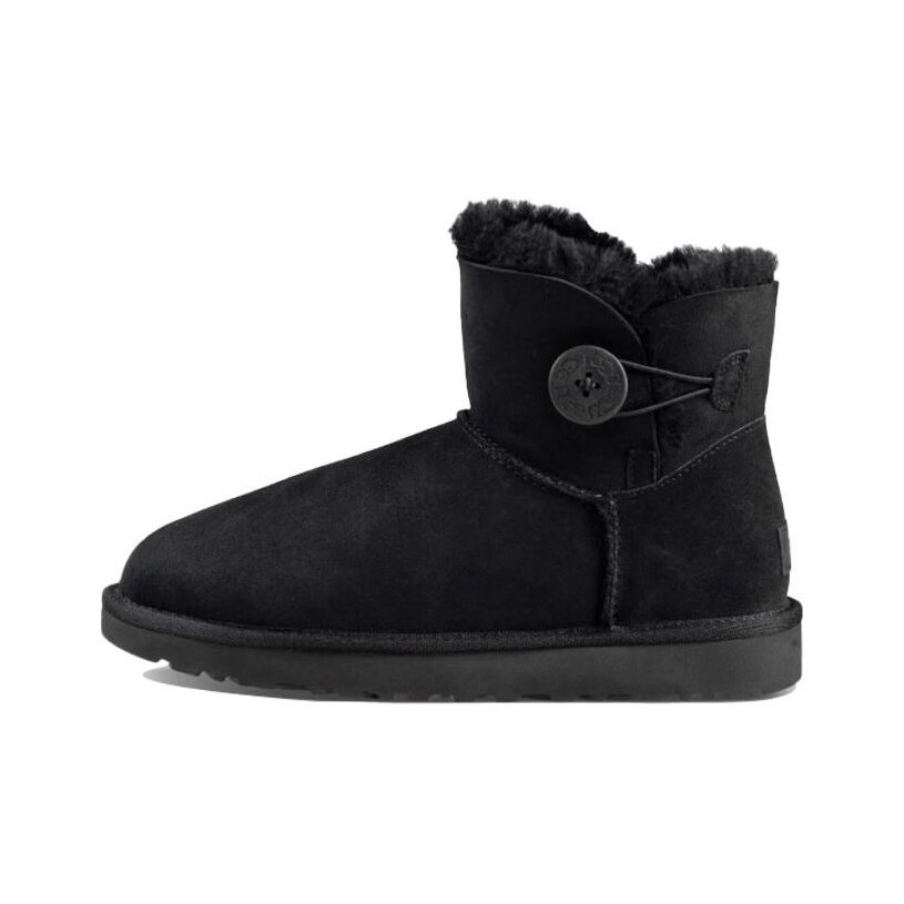 Угги UGG Bailey Button II, размер EU 36 стопа (22CM), черный — фото 1