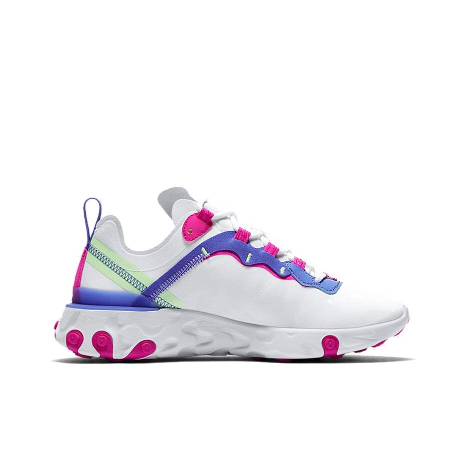 Кроссовки NIKE React Element 55, размер EU 36 стопа (22.5CM), белый, — фото 1
